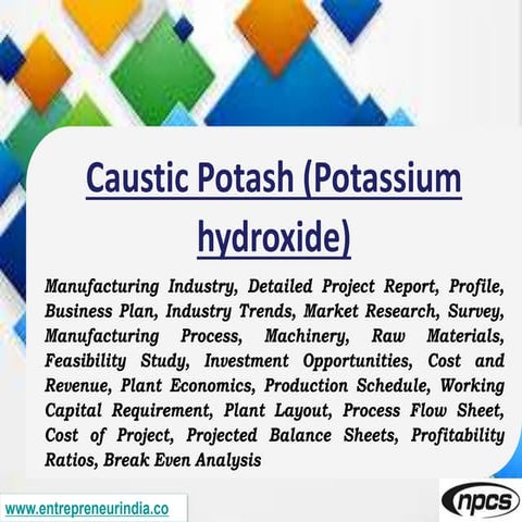 Caustic Potash (Potassium hydroxide) | PPTX