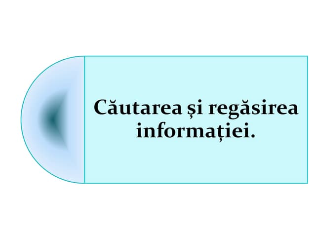 Analiza informatiei | PPT