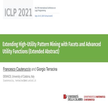 Extending High Utility Pattern Mining With Facets And Advanced Utility Functions Extended