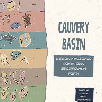 Cauvery Basin, Geologic evolution,Tectonic setting,Stratigraphy and ...