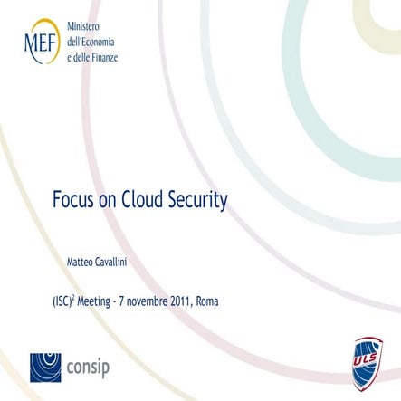 Cavallini Focus On Cloud Security | PDF | Cloud Computing | Internet