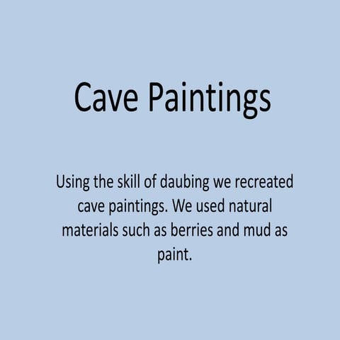 Cave paintings | PPTX