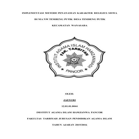 Caver proposal jaenuri | DOCX