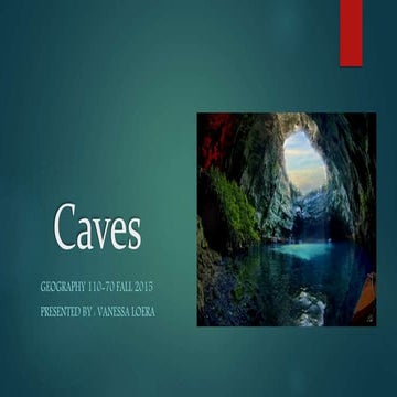 Caves | PPTX