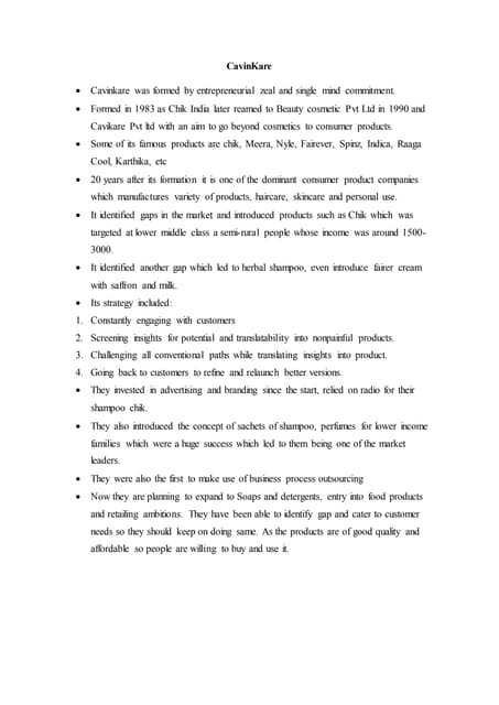 Santoor case study | PPT