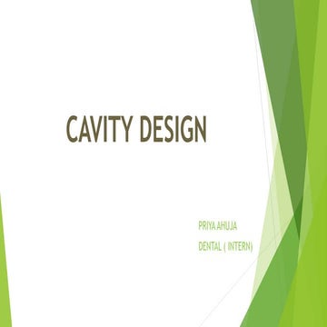 CAVITY DESIGN | PPTX