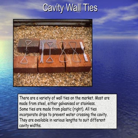 Cavity Wall Ties | PPT