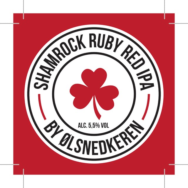 shamrock ruby red ipa by oelsnedkeren - logo | PDF
