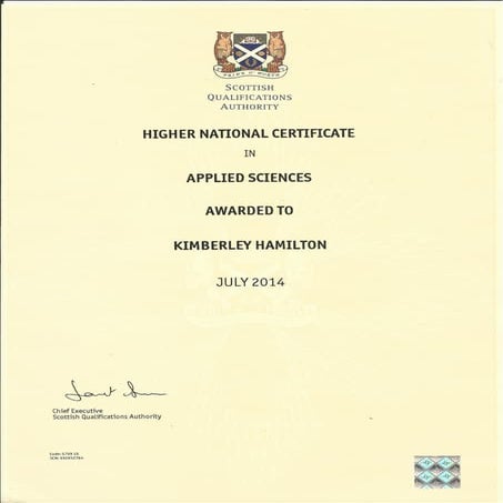 HNC Certificate | PDF