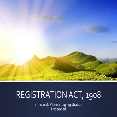 REGISTRATION_ACT_1908_STAMP_ACT_final (1) | PPTX