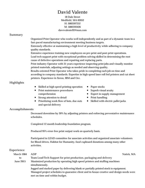 Jeffrey Zarnoth Resume-2 copy | PDF
