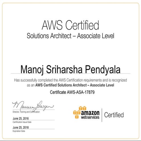 AWS SolutionsArchitect_Asscoiate | PPT