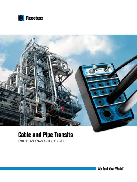 Roxtec MCT - Cable Entry Solutions for Process Industries | PPT