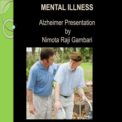 Alzheimer Presentation | PPTX