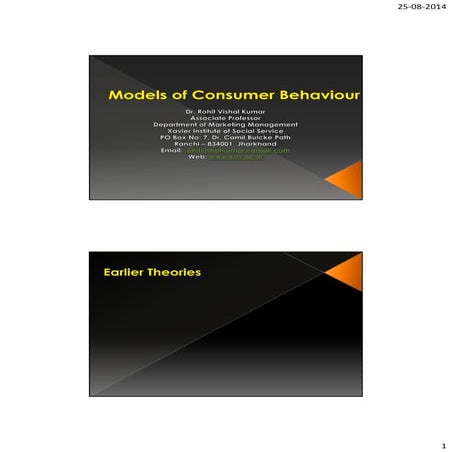 Consumer behaviour | PPTX