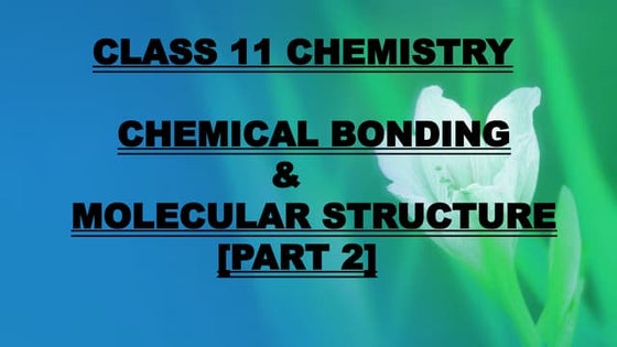 Types of Chemical Bonds | PPT