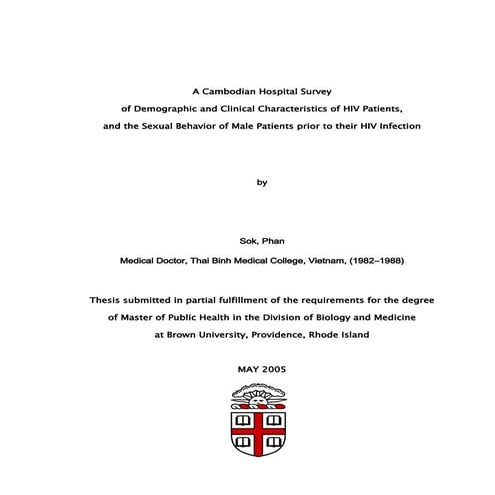 Research Thesis Final Hiv Aids | DOC