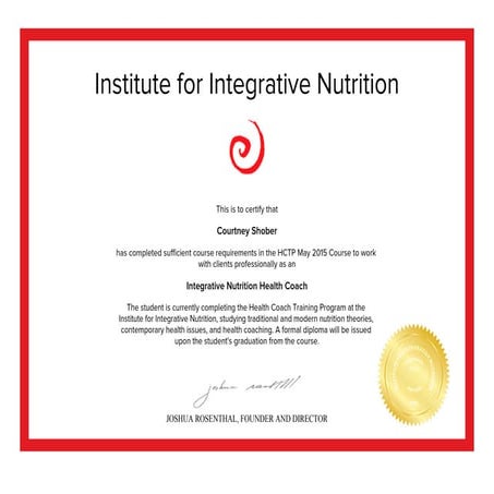 IIN mid-course-certificate | PDF
