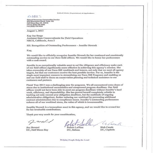 Dan Letter or recognition | PDF