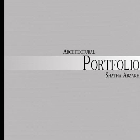 Shatha Abzakh-Portfolio C | PDF