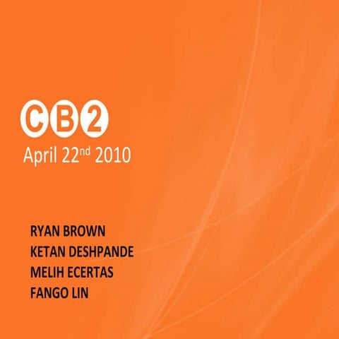 Bringing CB2 to Boston | PPT