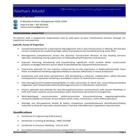 Nathan Mudd Resume | DOC