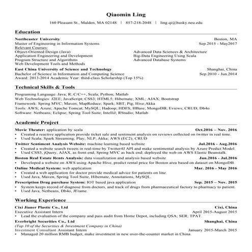 Resume | PDF