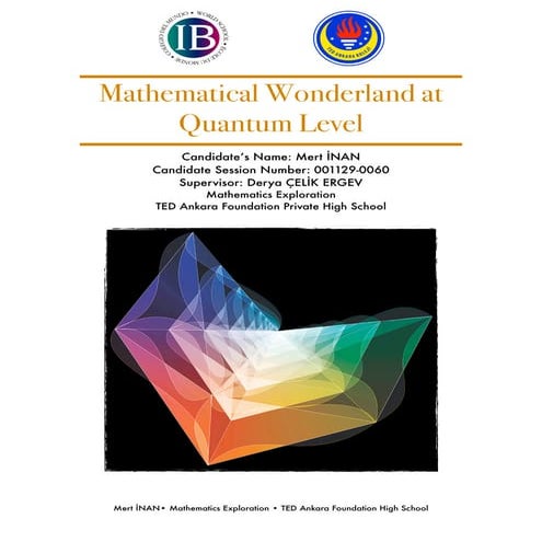 Maths Exploration | PDF