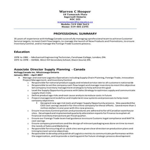 2017 Warren C Hooper | DOCX