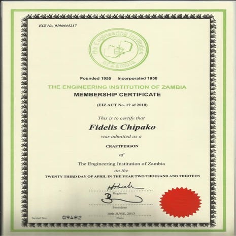 Scanned Certificate | PDF