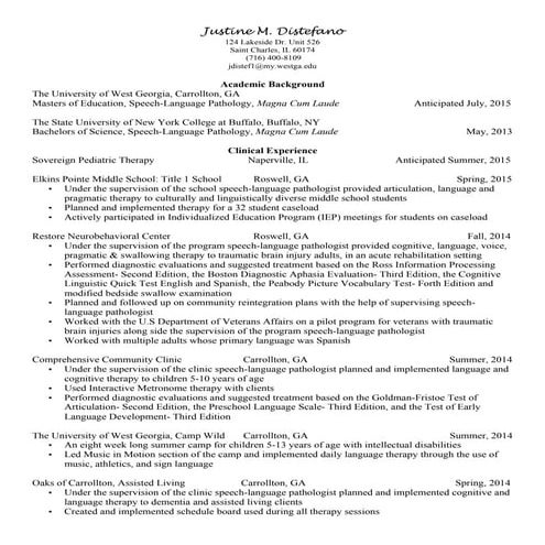 Graduate School Resume | PDF