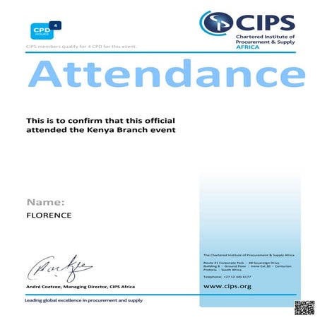 CIPS Event | PDF