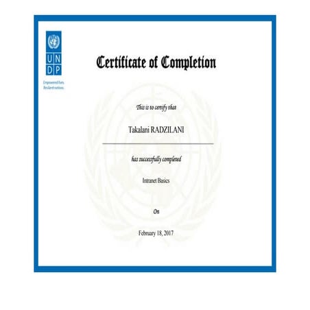 Intranet Basic Certificate (15) | PDF