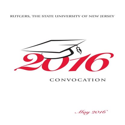 SEBS Convocation Program 2016 | PDF | Professional School | Postgraduate Education