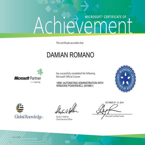 certificate-PowerShell | PPT