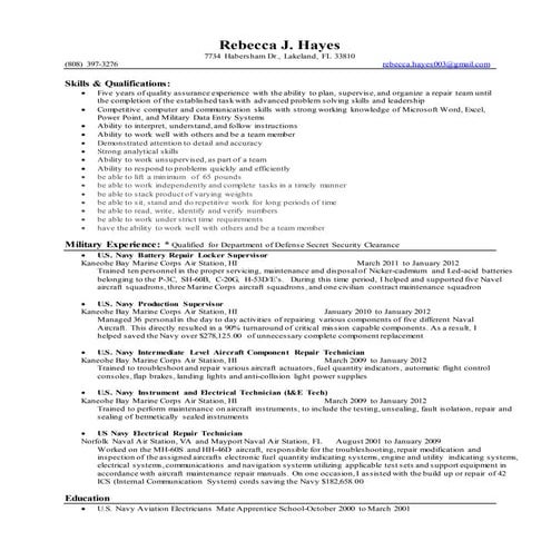 Publix Resume | PDF