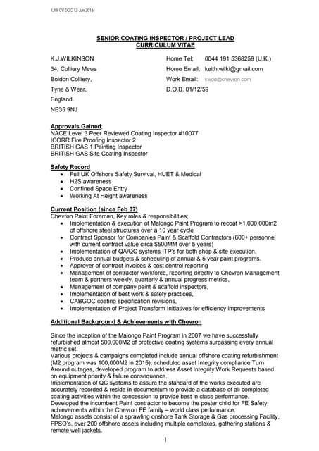 NACE Coating Inspector Level 2 Certificate | PDF