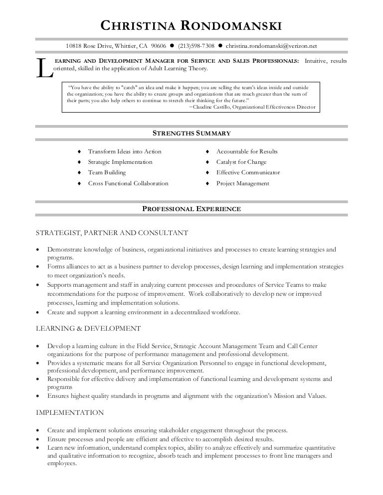 Rondomanski_cr_Functional Resume 10192015