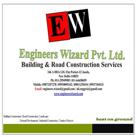 Engineers Wizard Pvt. Ltd.-Profile | PDF