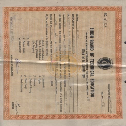 PEEF certificate