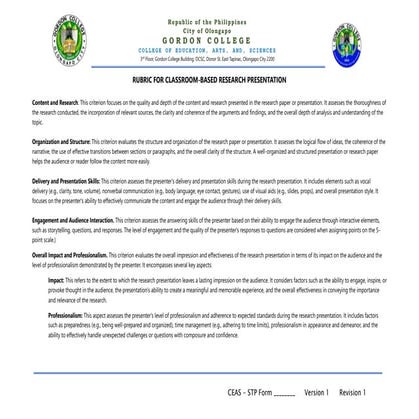 Presentaion for cbar that helps you in study | DOCX