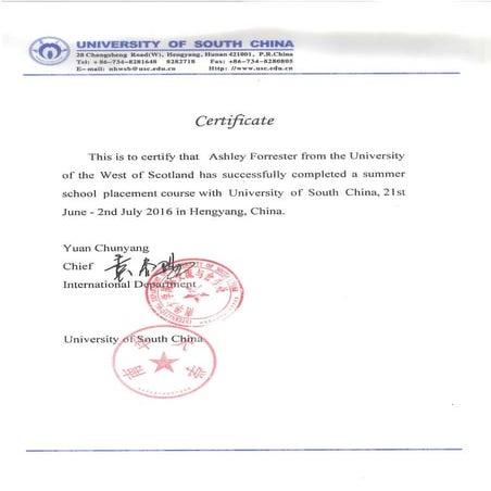 China_certificate | PDF