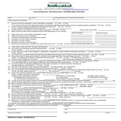 Condo questionaire | PDF