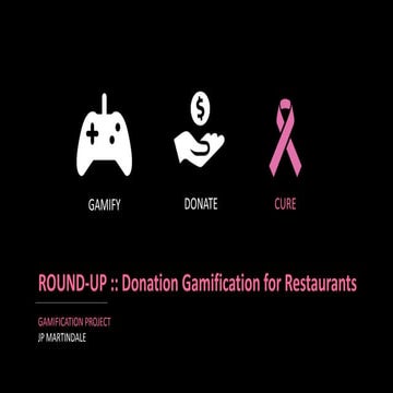 Gamification Project:: Gamify Donations for Restaurants | PPT
