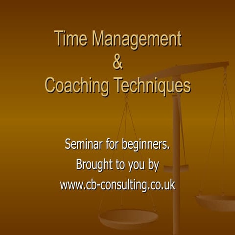 Time Management Seminar | PPT