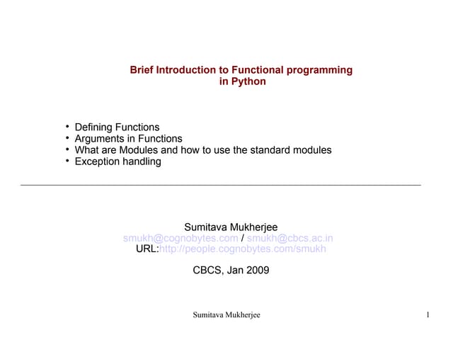 Python Intro Functions Ppt