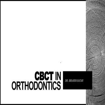 CBCT in ORTHODONTICS a comprehensive view | PPTX
