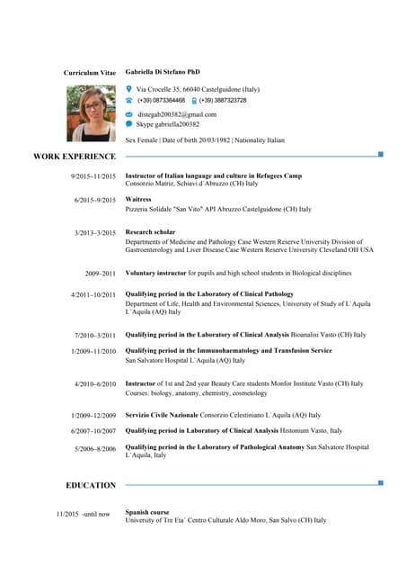 CV Maja Miljanović (ex Boban) | PDF