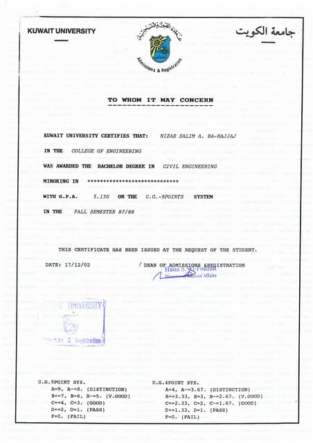 01. MIDDLESEX MSC CERTIFICATE 08OCT01 | PDF