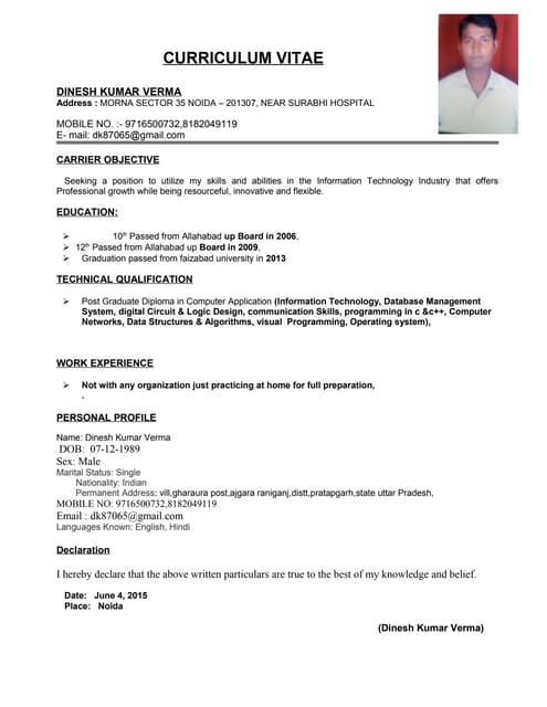 CV Md. Hafizur Rahman Sujon | PDF